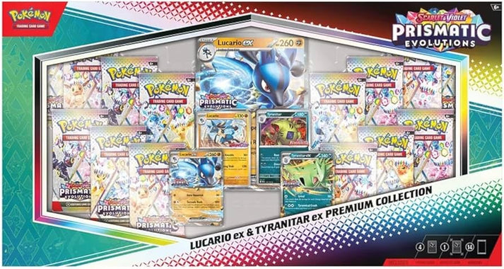 Pokemon TCG Scarlet And Violet Prismatic Evolution Lucario Ex And Tyra ...